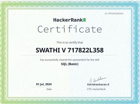 completed sql basics course on hackerrank swathi v posted on the