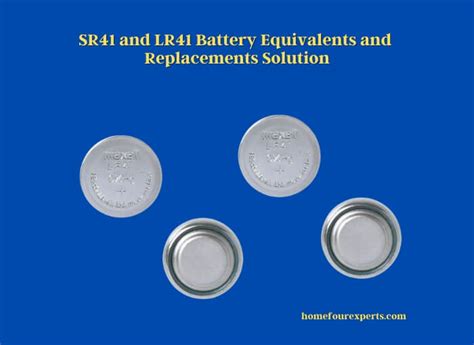 Sr41 Vs Lr41 Battery Sr41 And Lr41 Battery Equivalents And