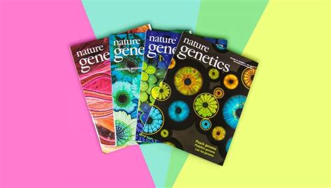 Cover Series Nature Genetics Daniela Leitner Design Trifft Wissenschaft