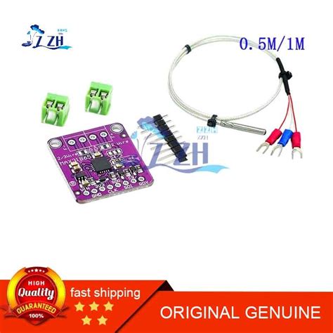 Max31865 Platinum Resistance Temperature Sensor Detector Module