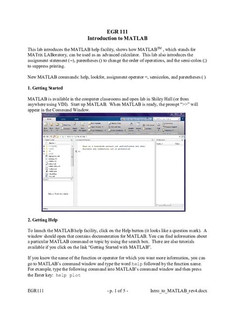 Fillable Online Matlab Programming Laboratory V2 Fillable Pdf Fax Email Print PdfFiller
