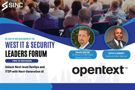 Sinc Usa On Linkedin Sincwest23 Ai Automation Devops Itsm It Leadership