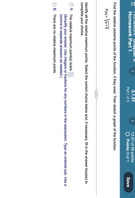 Solved Homework Chapter 3 Homework Part 1