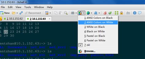 羊男的IT學習筆記 XSHELL背景及字形顏色