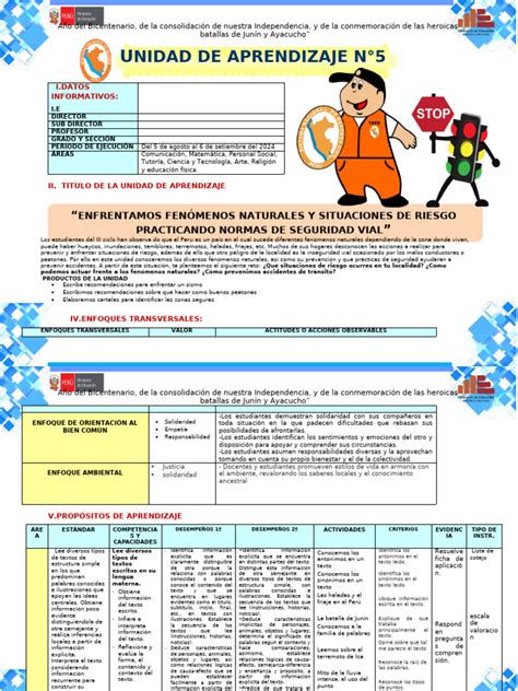 Iii Unidad 5 2024 Pdf Números Geometría