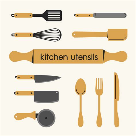 Set Of Kitchen Utensil 628432 Vector Art At Vecteezy