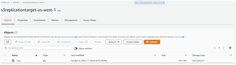 Amazon S3 Cross Region Replication