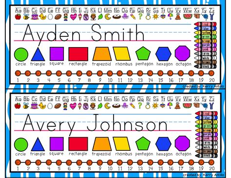Printable Name Tags Kindergarten At Emma Rouse Blog