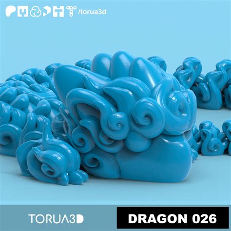 Articulated Dragon 026 Print In Place No Supports Stl 3d Model By Torua3d On Thangs
