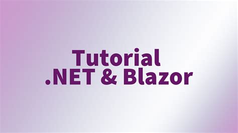 Tutorial De Dotnet Y Blazor The Digital Mike