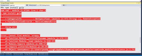 Npm Cannot Find Module Wrappy Stack Overflow