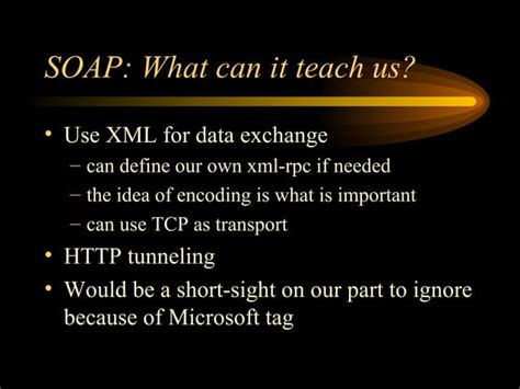 Soapsimple Object Access Protocol Xml Rpc Ppt