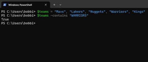 PowerShell Check If String Exists In List Of Strings Collecting Wisdom