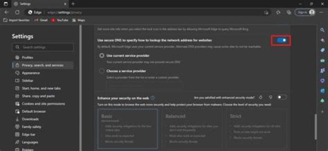 How To Enable Or Disable Secure DNS Over HTTPS DoH In Microsoft Edge Hawkdive Com