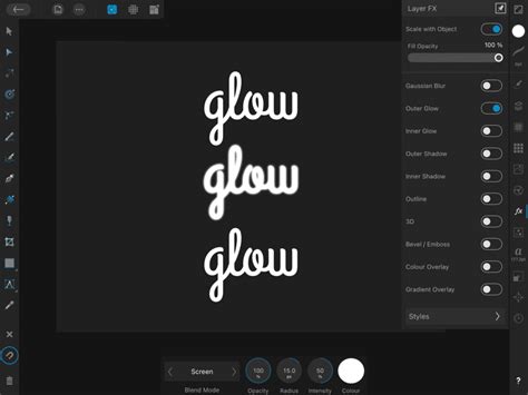 Create A Neon Glow Effect Using Affinity Designer Matt Forbes Dev