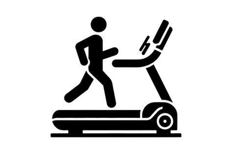 Premium Vector Treadmill Icon Vector Illustration