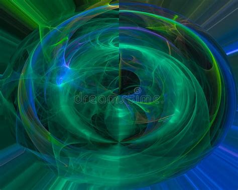 Abstract Fractal Shape Creative Graphic Modern Fantasy Beautiful Design Motion Swirl Shiny