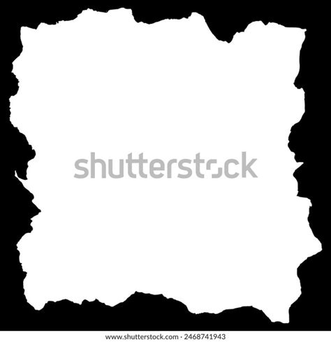 Messy Plot Framework Torn Paper Rough Stock Vector Royalty Free