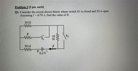 Solved Consider The Circuit Shown Below Where Switch S Chegg