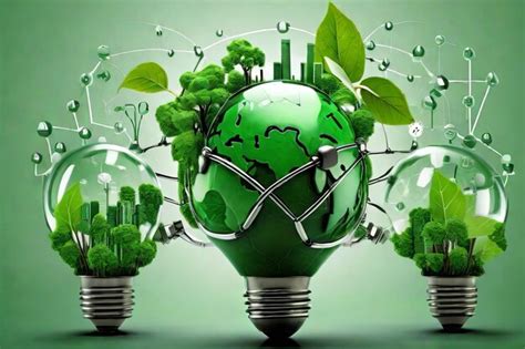 Premium Photo Carbon Efficient It Concept Showcasing Sustainable Computing For Eco Friendly