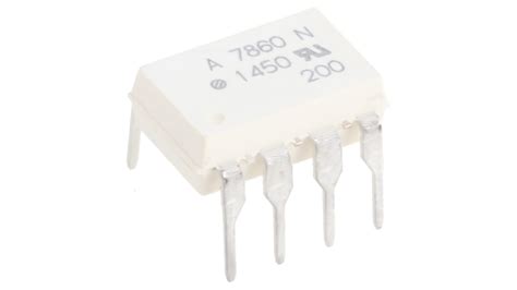 Broadcom Hcpl 7860 000e Dc Input Transistor Output Optocoupler Through Hole 8 Pin Dip Rs
