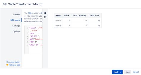 Solved Confluence Table Transformer Macro Need Help I