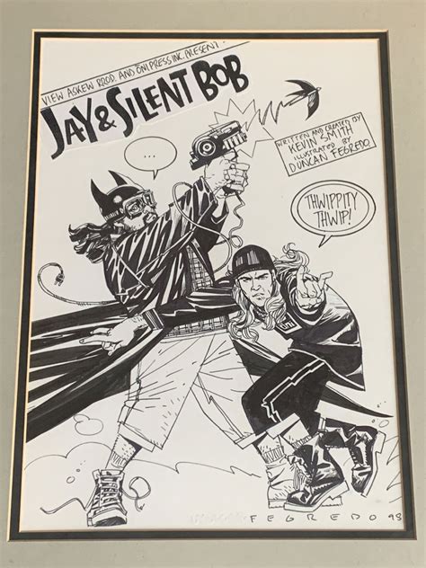 Jay And Silent Bob Duncan Fegredo In Simon Mas Comic Art Comic Art