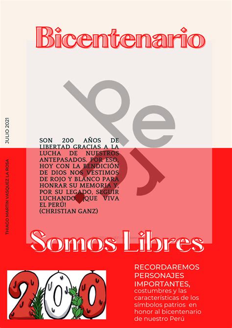 Thiago Vasquez Revista Del Bicentenario By Thiago Flipsnack