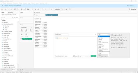 Tableau Dataanalytics Datavisualization Learningjourney Calculationsintableau Ravi Sesha