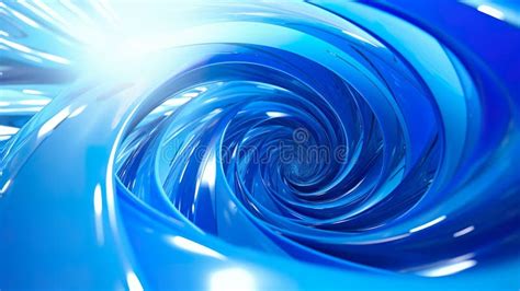 Abstract Blue Background With Dynamic Swirl Or Vortex Spiral And Curve Motion Wallpaper Cosmic