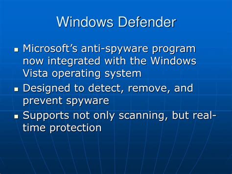 Ppt Windows Vista Security Powerpoint Presentation Free Download
