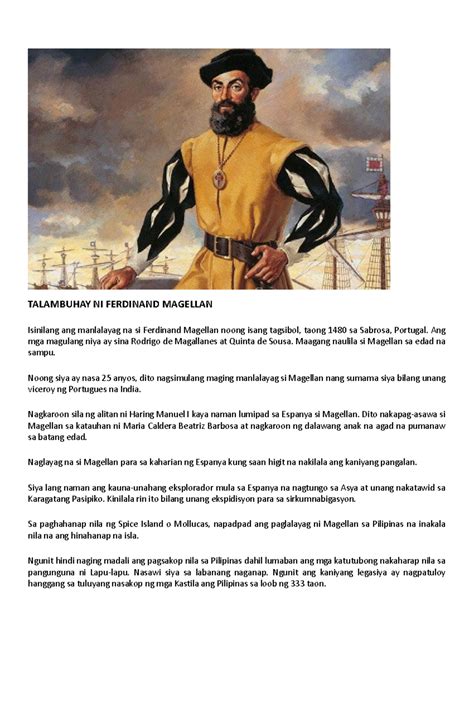 Mga Paglalayag Ni Ferdinand Magellan Fdomf