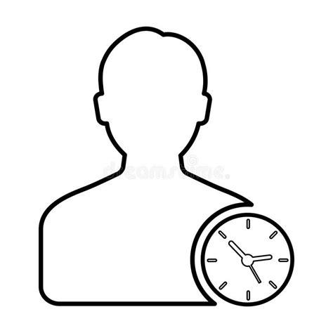 Wait Icon In Outline Style Stock Vector Illustration Of Wait 297844975