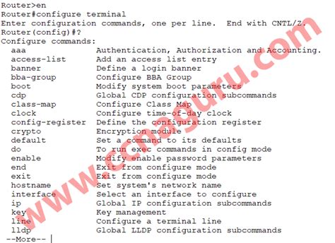 Top CCNA Survival Commands CCNA Online Training In The USA CCNA Guru