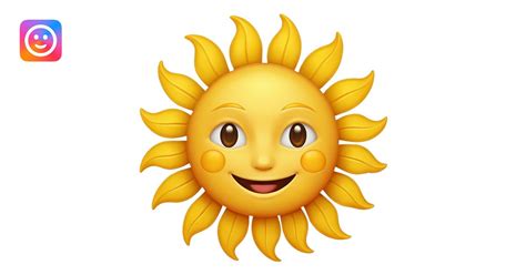 Smiling Sun Emoji Emoji Ai Emoji Generator
