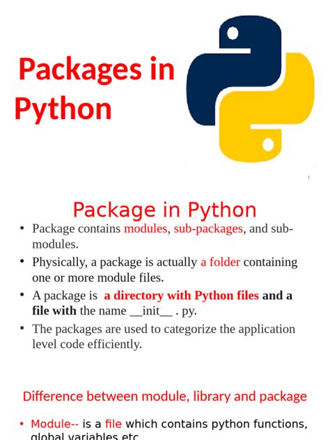 Python Packages Modules And Import Guide Pdf