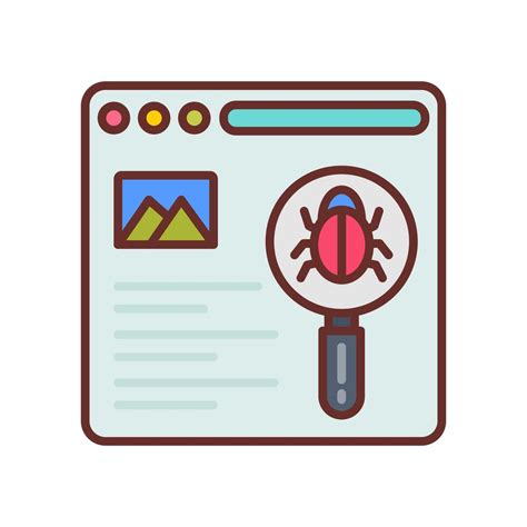 Debugging Icon In Vector Logotype 40814604 Vector Art At Vecteezy