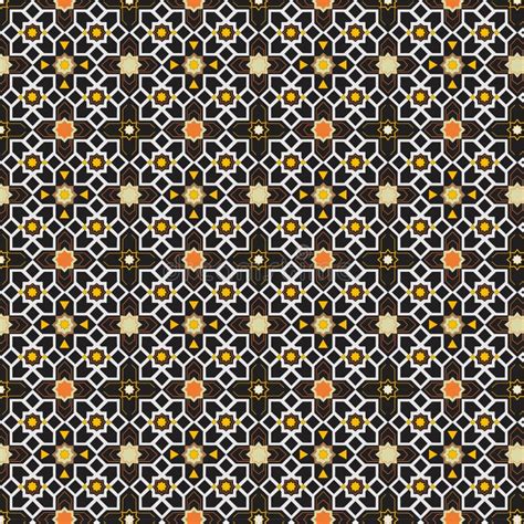 Oriental Traditional Ornament Mediterranean Pattern Moroccan Zellij Tile Design Stock