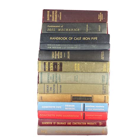 Stack Of Engineering Textbooks