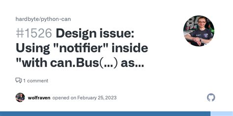 Design Issue Using Notifier Inside With Can Bus As Bus