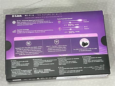 D Link Ax Wifi Usb Adapter Mbps Mbps Computers Tech Parts Accessories