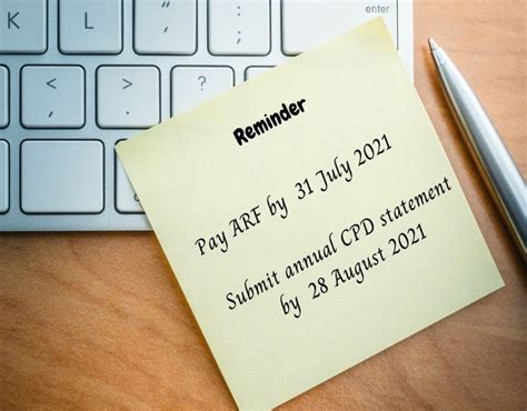 Cpd Annual Statement 2020 2021 Reminder