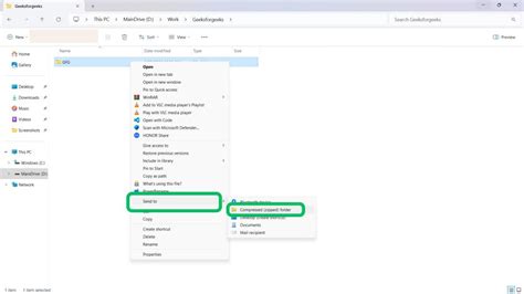How To Zip And Unzip Files In Windows 11 Geeksforgeeks