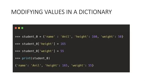 Part 7 Python Tutorial Dictionaries In Python With Examples Ppt
