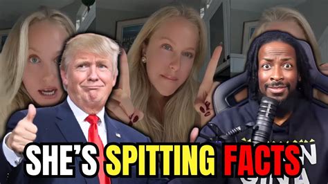 Young Blonde Liberal Explains Why She Loves Trump Now Youtube
