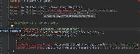Flutter Plugins Import Critical Bug Along With My Hacky Fix · Issue 26573 · Flutterflutter