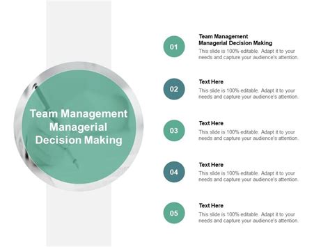 Team Management Managerial Decision Making Ppt Powerpoint Presentation Slide Cpb Templates