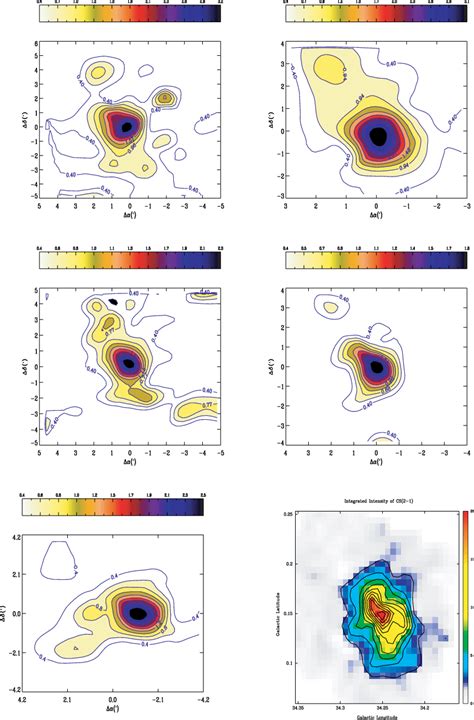 —map Of Cs 21 Map Upper Left Panel Hco 10 Upper Right Download Scientific Diagram