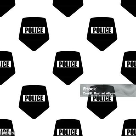 경찰 방패 아이콘입니다 모바일 개념 및 웹 응용 프로그램에 대 한 석유 아이콘의 요소입니다 패턴 반복 웹 및 모바일 Seamlesspolice 방패 아이콘을 사용할 수