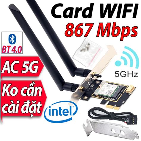 Card Wifi Ac Intel Có Bluetooth Tốc độ Cao Hơn Usb Wifi 5g 7260 Card Wifi 2 Băng Tần Kép Thẻ